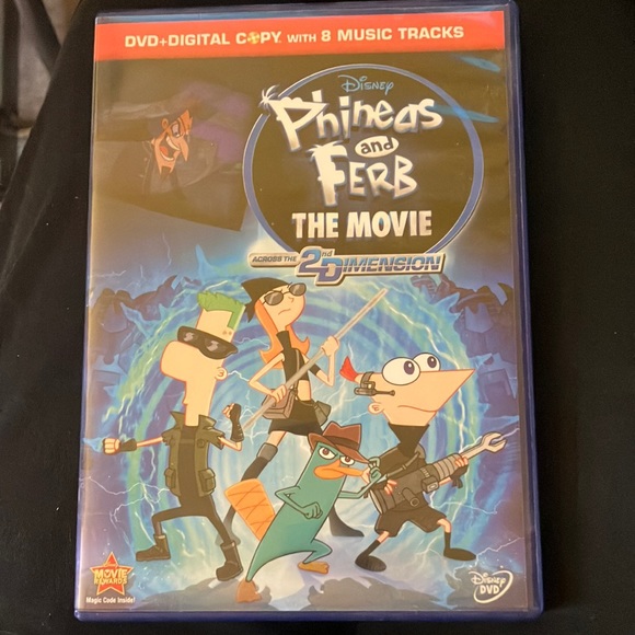 Disney | Games | Phones And Ferb 2 Dvds The Movie Across The 2nd ...
